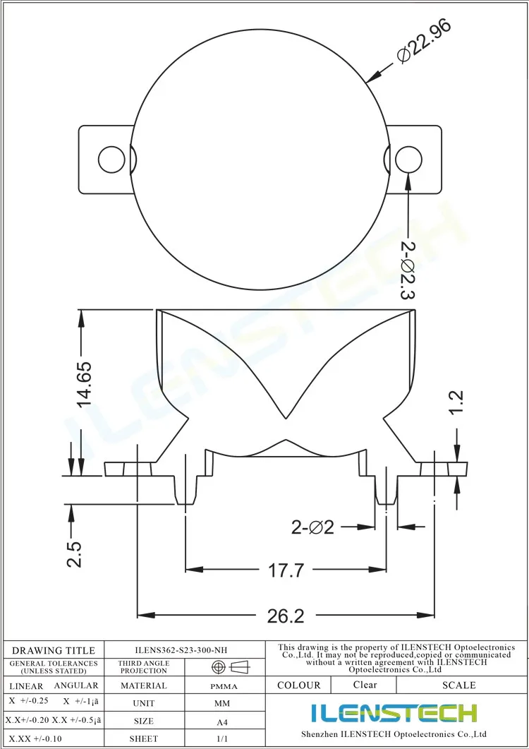 ILENSTECH LED Reflector Lens - 300° Diffuser for LED Candle Light