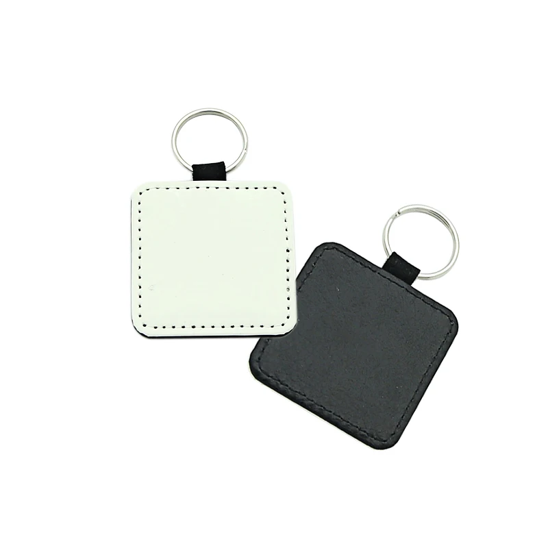 Customized PU Leather Keychain for Sublimation Printing - OEM