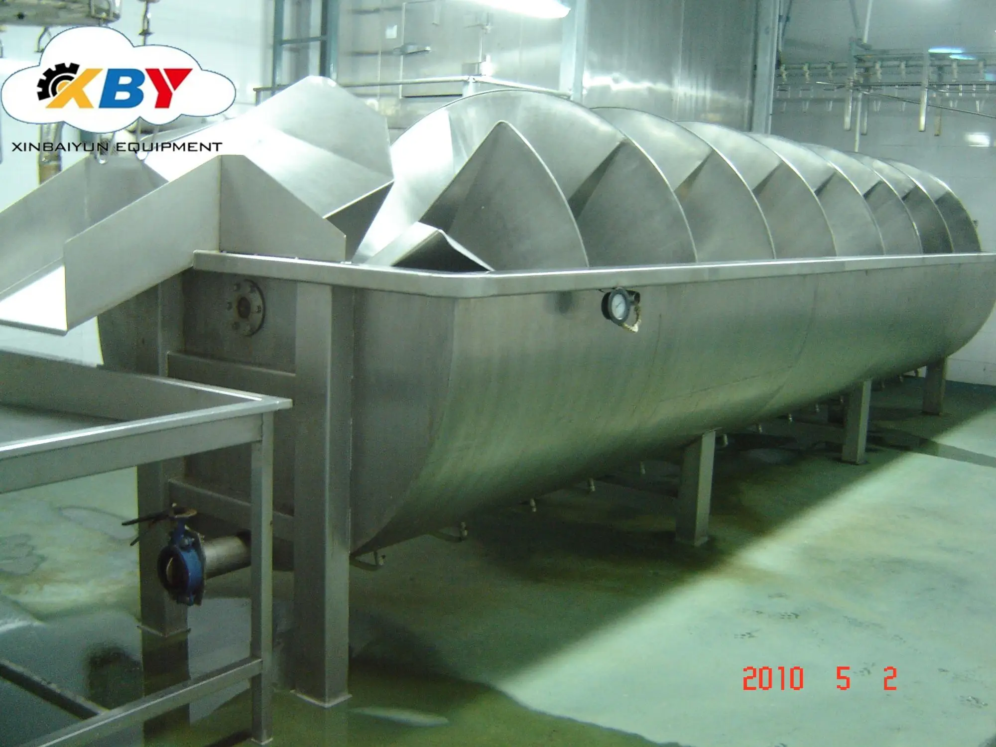 Philippines Chicken Poultry Slaughter Chilling Equipment Spin Chiller ...