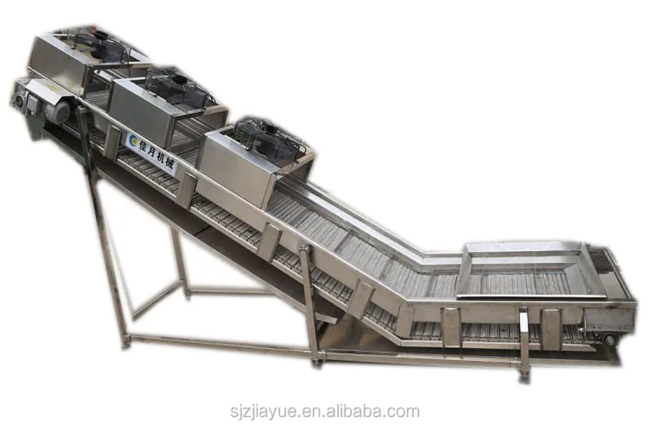 Stainless Steel Wire Mesh Cooling Conveyor Belt With Fans - Buy Cooling ...