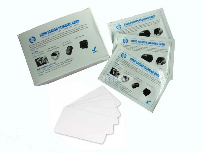 Card Reader Cleaning Card CR80 - Alcohol Free Solution
