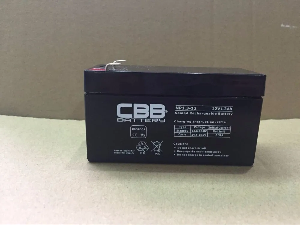 Sealed Lead Acid Battery 12v1.3ah Agm Ups Battery For Lighting And ...