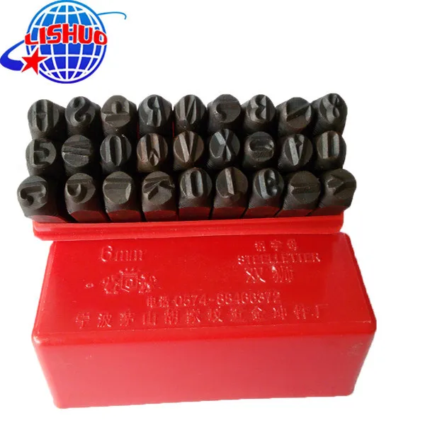 36pc Metal Letter Punches 3mm 36-Piece 3mm Lowercase Alphabet & Number ...