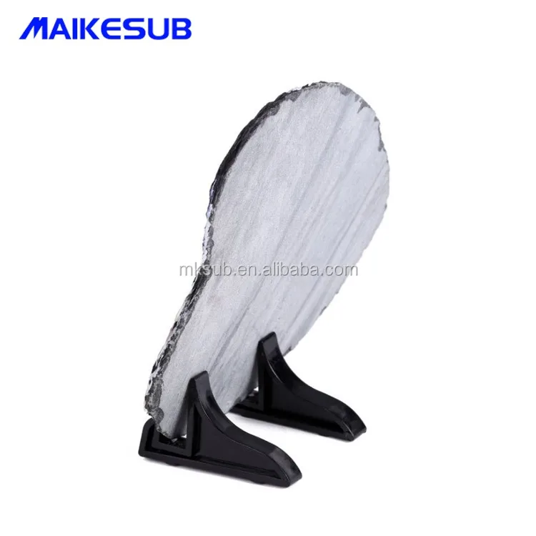 Natural Sublimation Rock Slate Photo Frame Heart Shape Photo Frame For ...