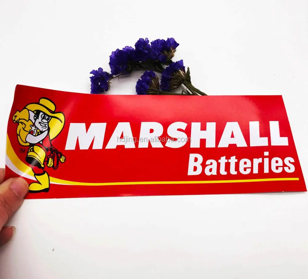 Custom Color Printed Strong Adhesive 3m Vinyl Sticker - Buy 3m Vinyl ...