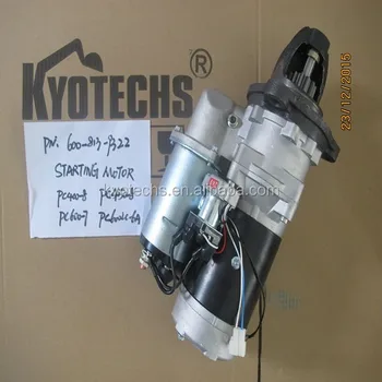 Starting Motor For 600-813-9322 Pc400-8 Pc450-8 Pc600-7 Pc600lc-6a ...
