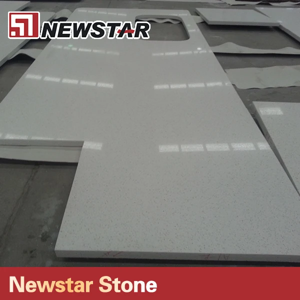 Crystal White Snow White Sparkle Quartz - Wholesale Countertops
