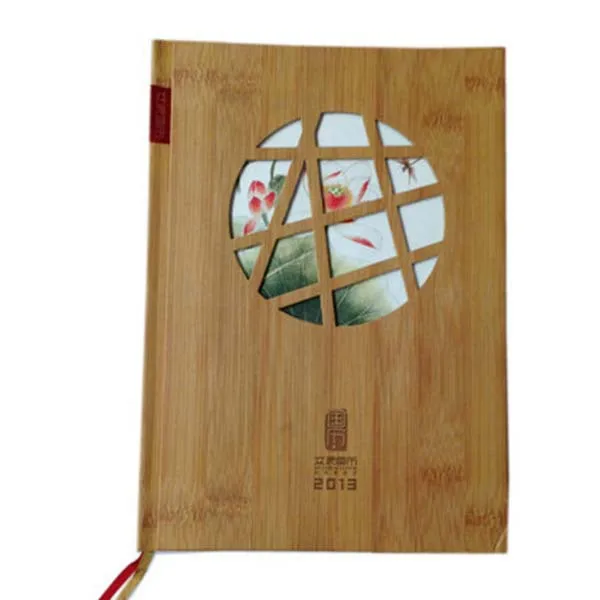 Beautiful Artbook Hardcover Bamboo Cover Book - Buy Bambook Cover Book ...
