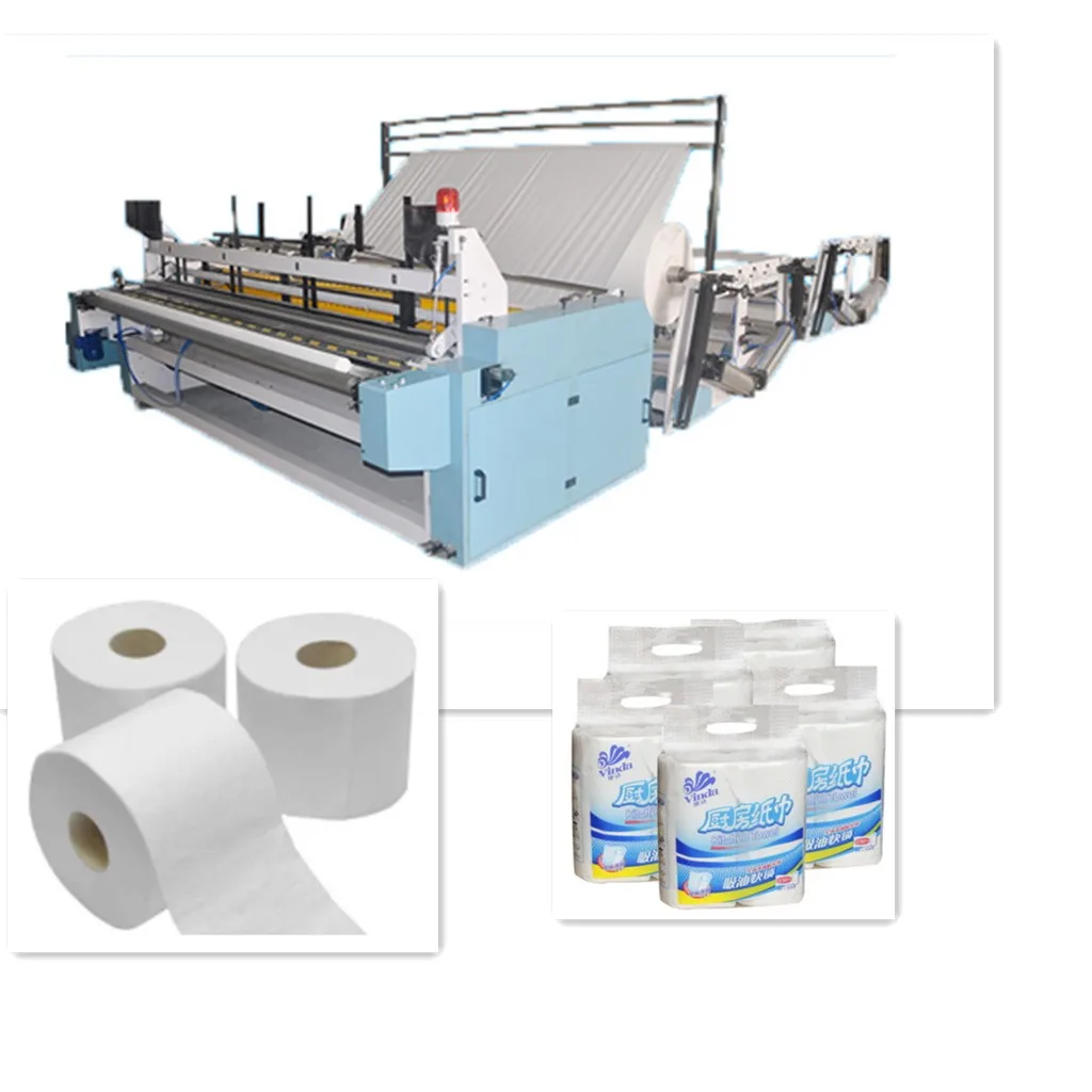 Fully Automatic Toilet Paper Roll Manufacturing Machine Rewinding Punch Fully Automatic Toilet Paper Roll Manufacturing Machine Rewinding Punch