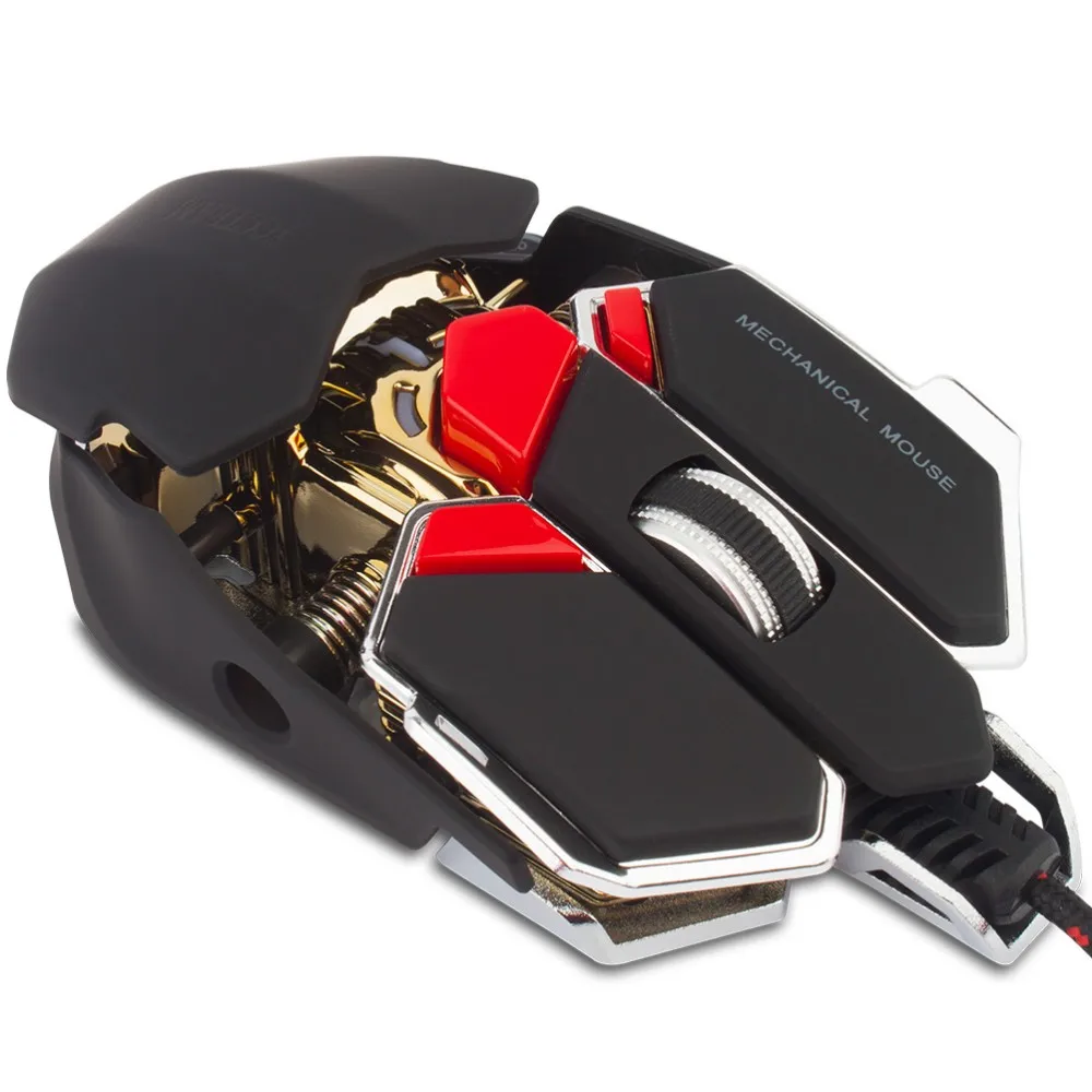 Yccteam 4000 Dpi 9 Buttons Led Optical Usb Wired Professional Gaming ...