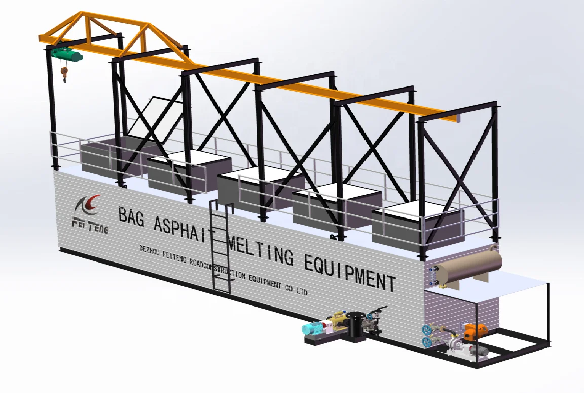 Big Bag Bitumen Melting Unit Asphalt Decanting Machine - Buy Big Bag ...