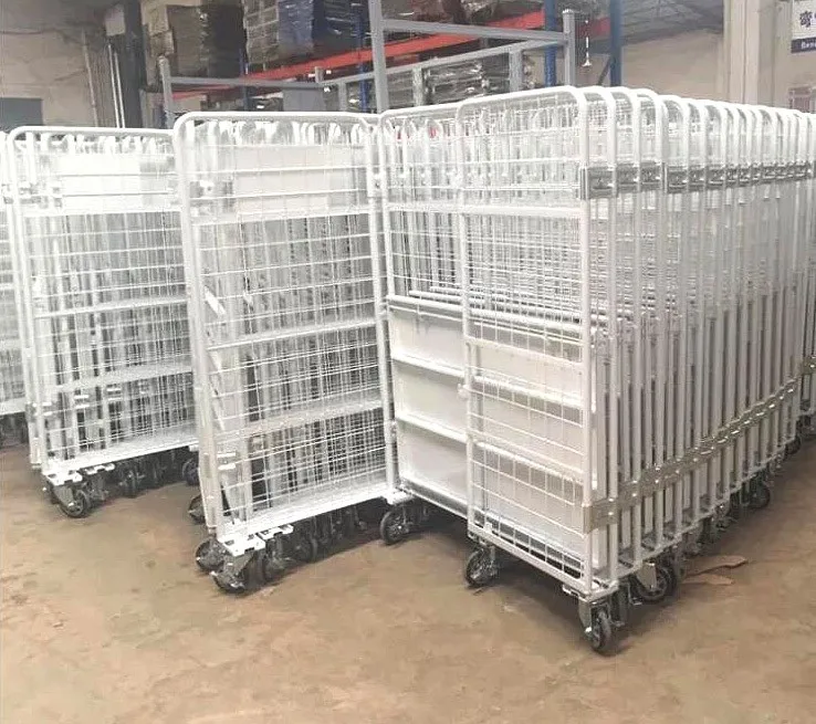 Logistics Trolley Mroc-05pu Storage Carts Folding Handling Carriers ...