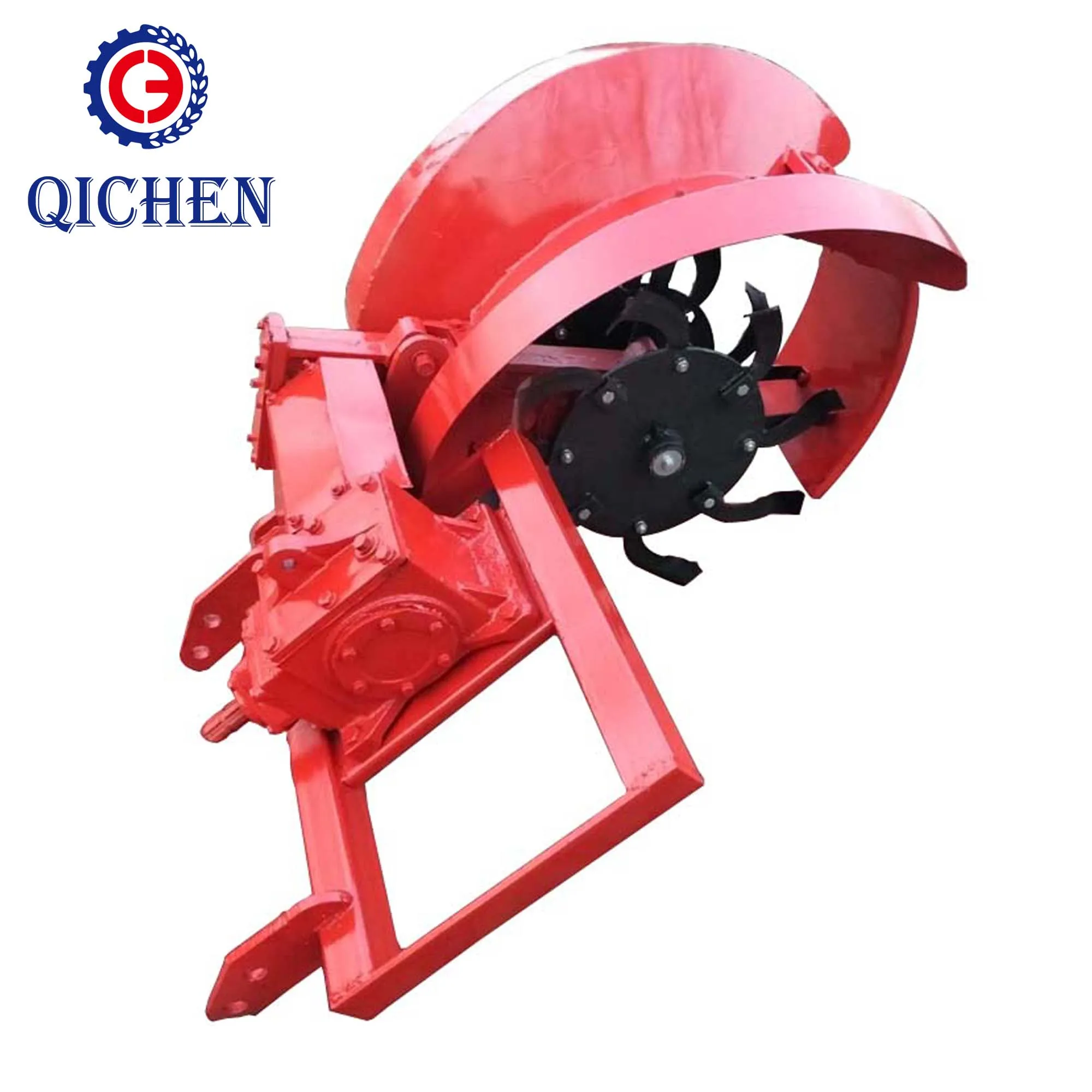 High efficiency Farm Ditchers for tractor 2 rows rotary ditcher mini ...