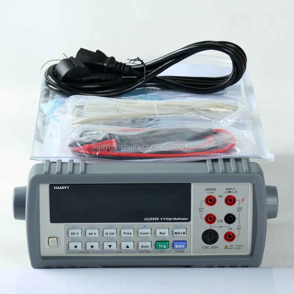 6.5 Digits Benchtop Multimeter Ms8060,6 1/2 True Rms Bench Top Digital ...
