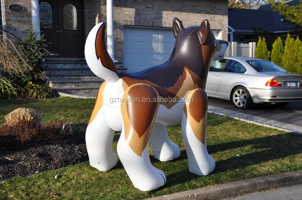 Giant Inflatable Wolf Model Toy Cartoon For Yard Decoration - Buy Giant ...