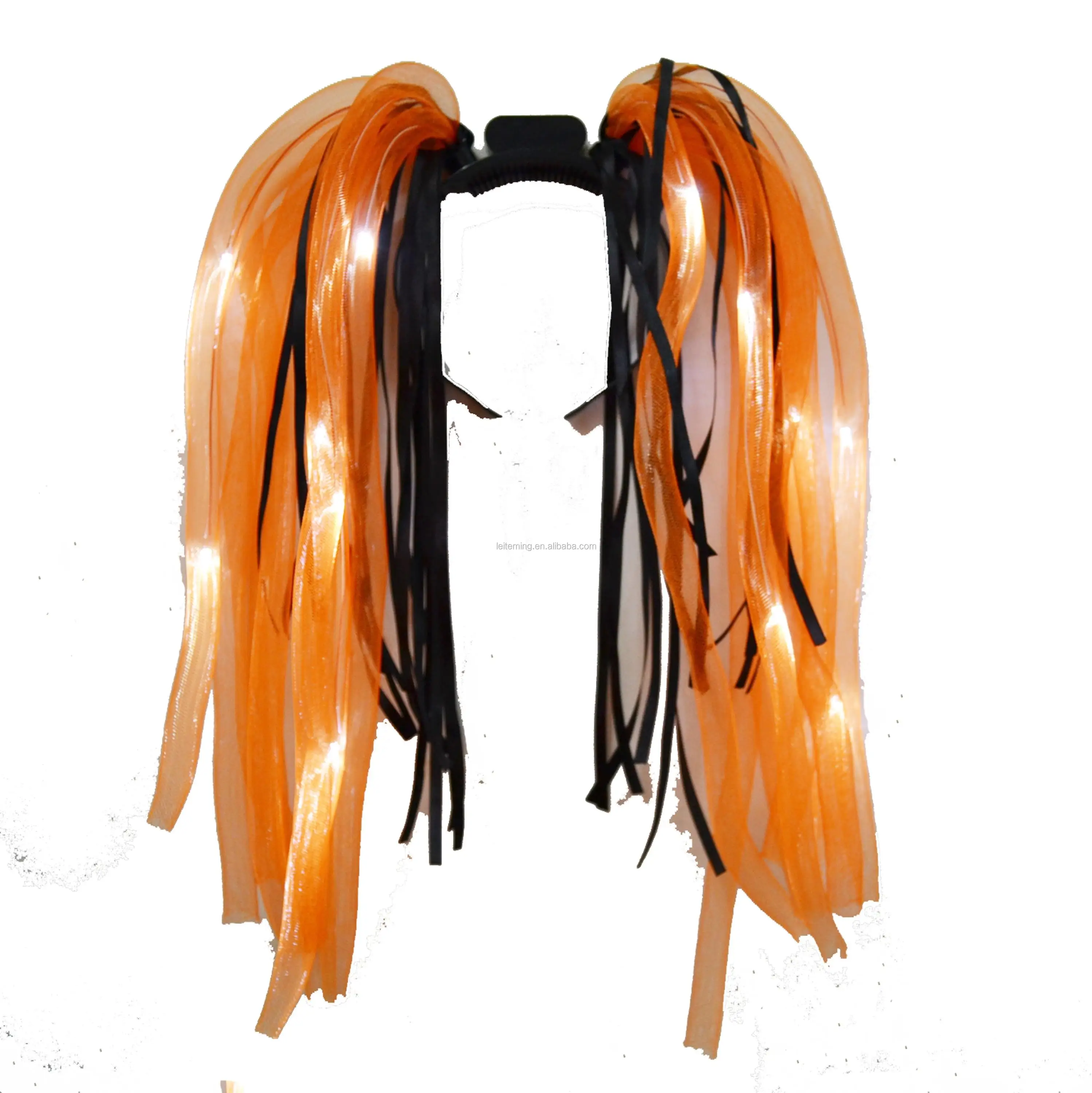 Flashing Crazy Hair Led Light Up Dreadlock Led Noodle Wig - Buy Led ...