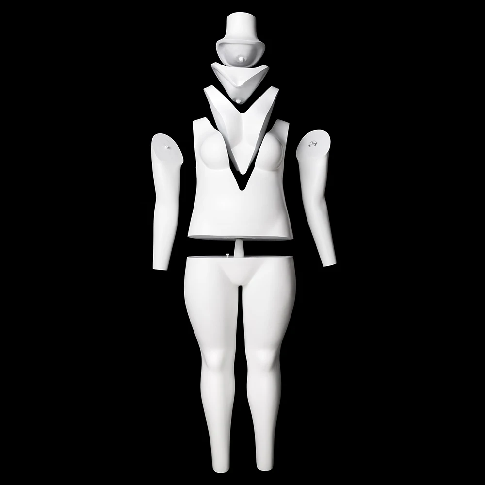 Fullbody Fat Female Mannequin Plus Size Ghost Mannequin