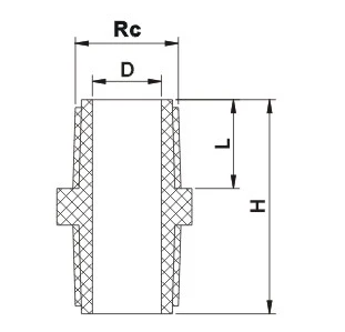 BS4346 PVC-U Plastic Thread Nipple Pipe Fitting - TU-PIPE