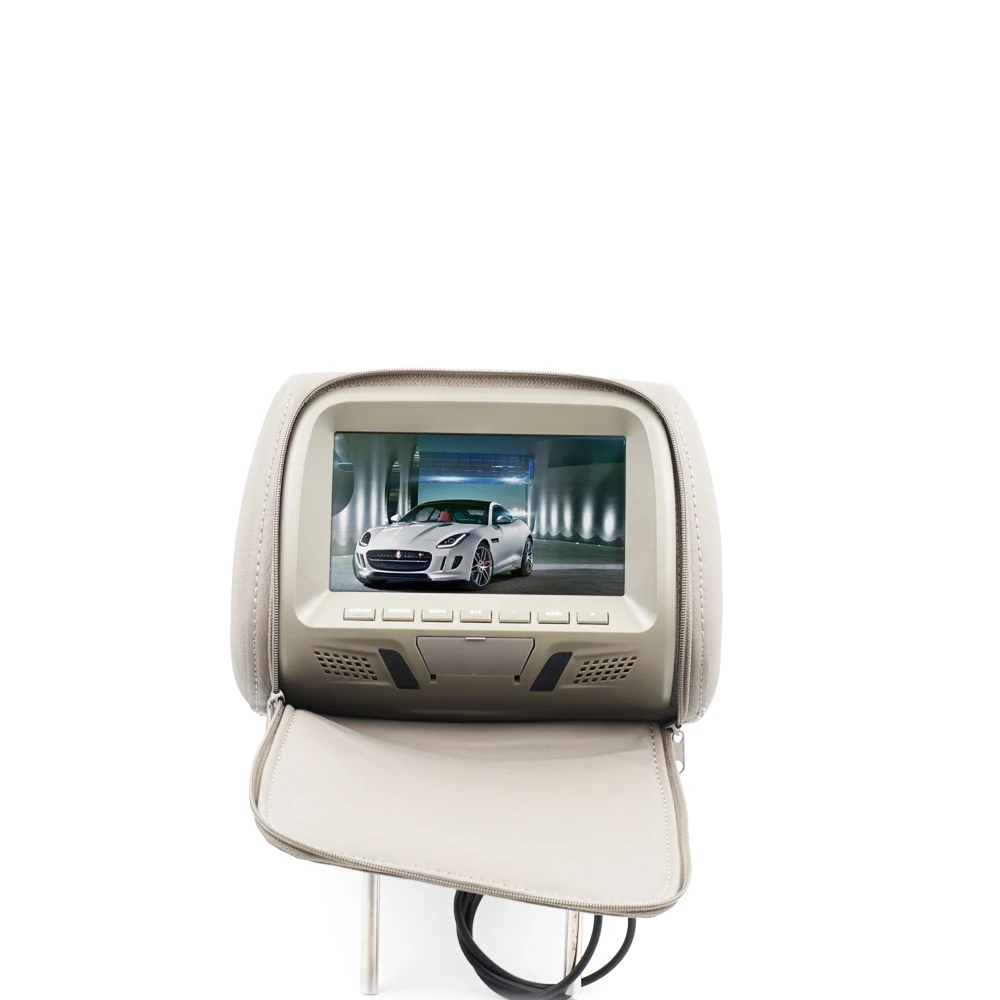 7inch TFT LCD Headrest Monitor - Universal Car Entertainment