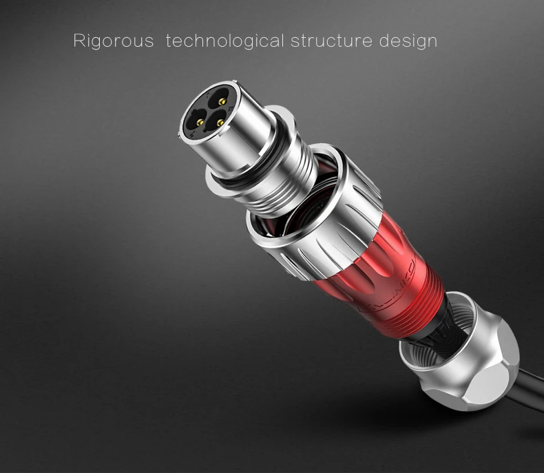 Cnlinko M24 Metal Male Plug Female Socket Wire Harness Waterproof 500v ...