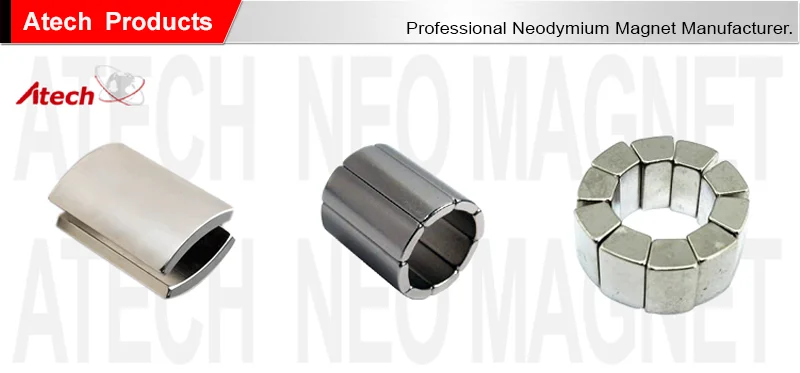 Big Half Ring Semi Circle Segment Magnet - N35-N52 Grades