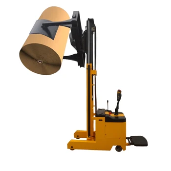Walkie Forklift Stacker With Paper Roll Rotating Clamp With Ce - Buy ...