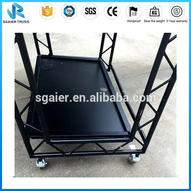 Aluminum Double Folding Truss DJ Table - Versatile & Durable