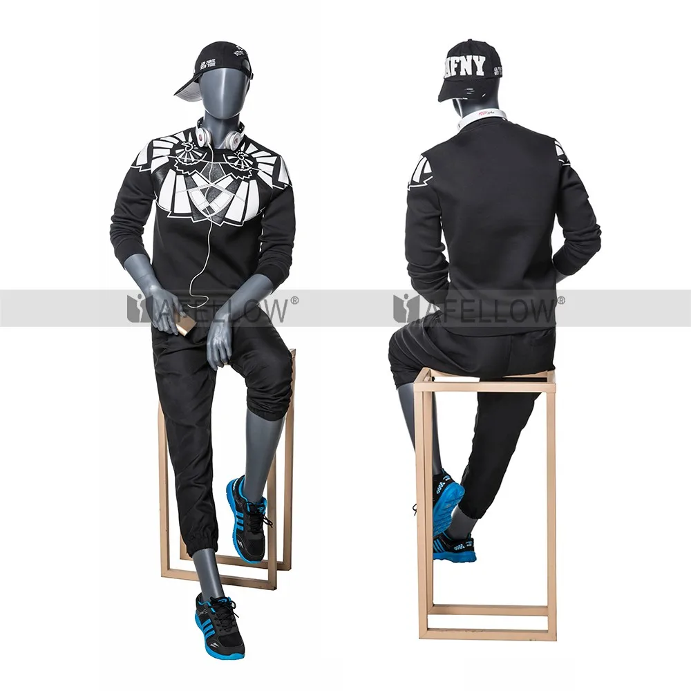 Fashion Design Manikins Men Sitting Mannequins - Buy Fashion Design ...