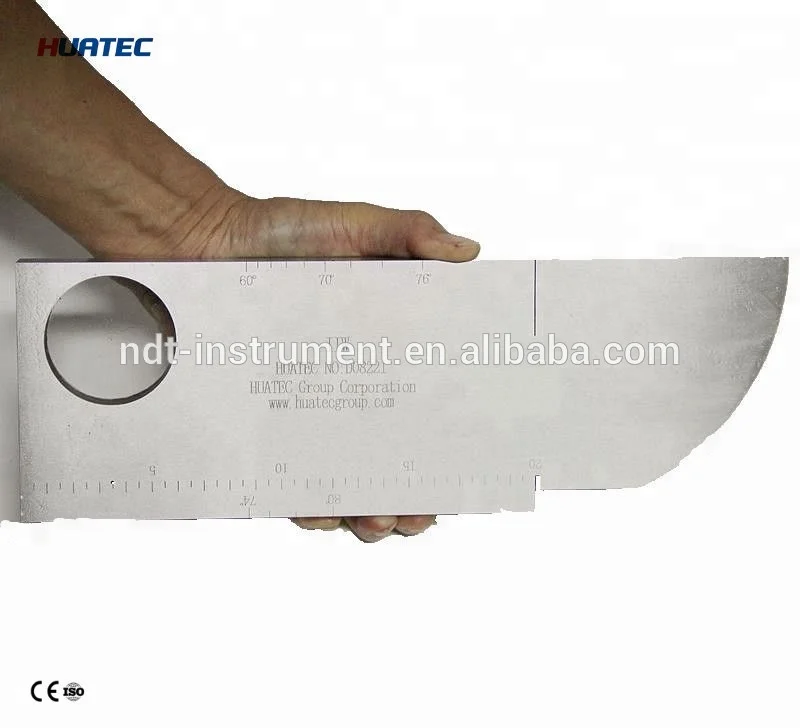 A5/IOW Ultrasonic Beam Calibration Block - Huatec Standard