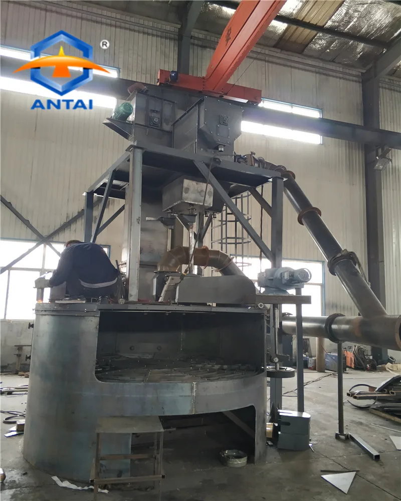 Q35 Series Rotary Table Shot Blast Cleaning Machine/table Shot Blast ...