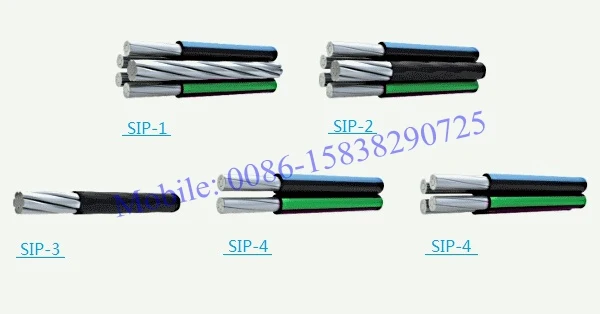SIP-1 SIP-2 SIP-3 SIP-4 Aluminum Self Supporting Cables