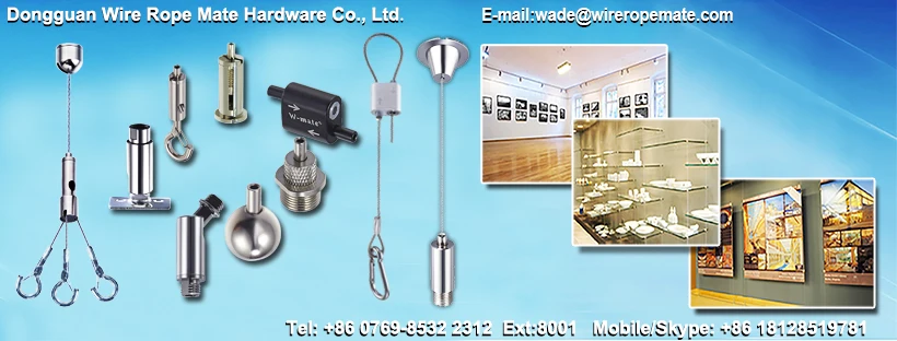 Stainless Steel Thin Wire Rope With Eyelets And Lock Pin At One End And ...