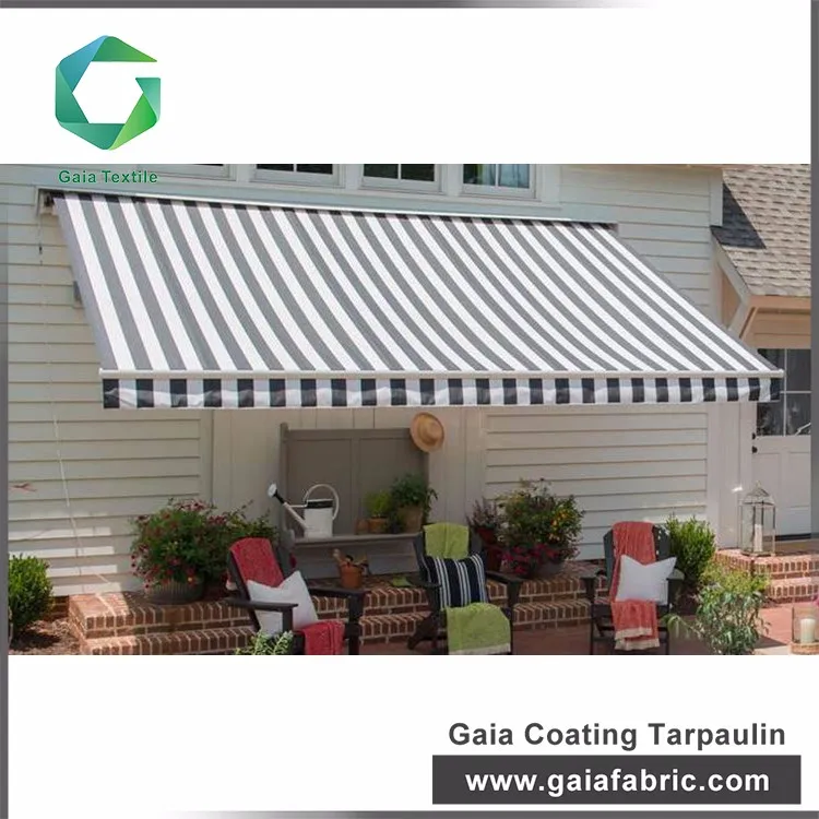 100% Polyester Waterproof Sunshade Outdoor Pvc Awning Fabric - Buy Pvc ...