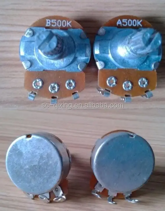 Rotary Potentiometer B500k Guitar Potentiometer Adjustable Resistance ...