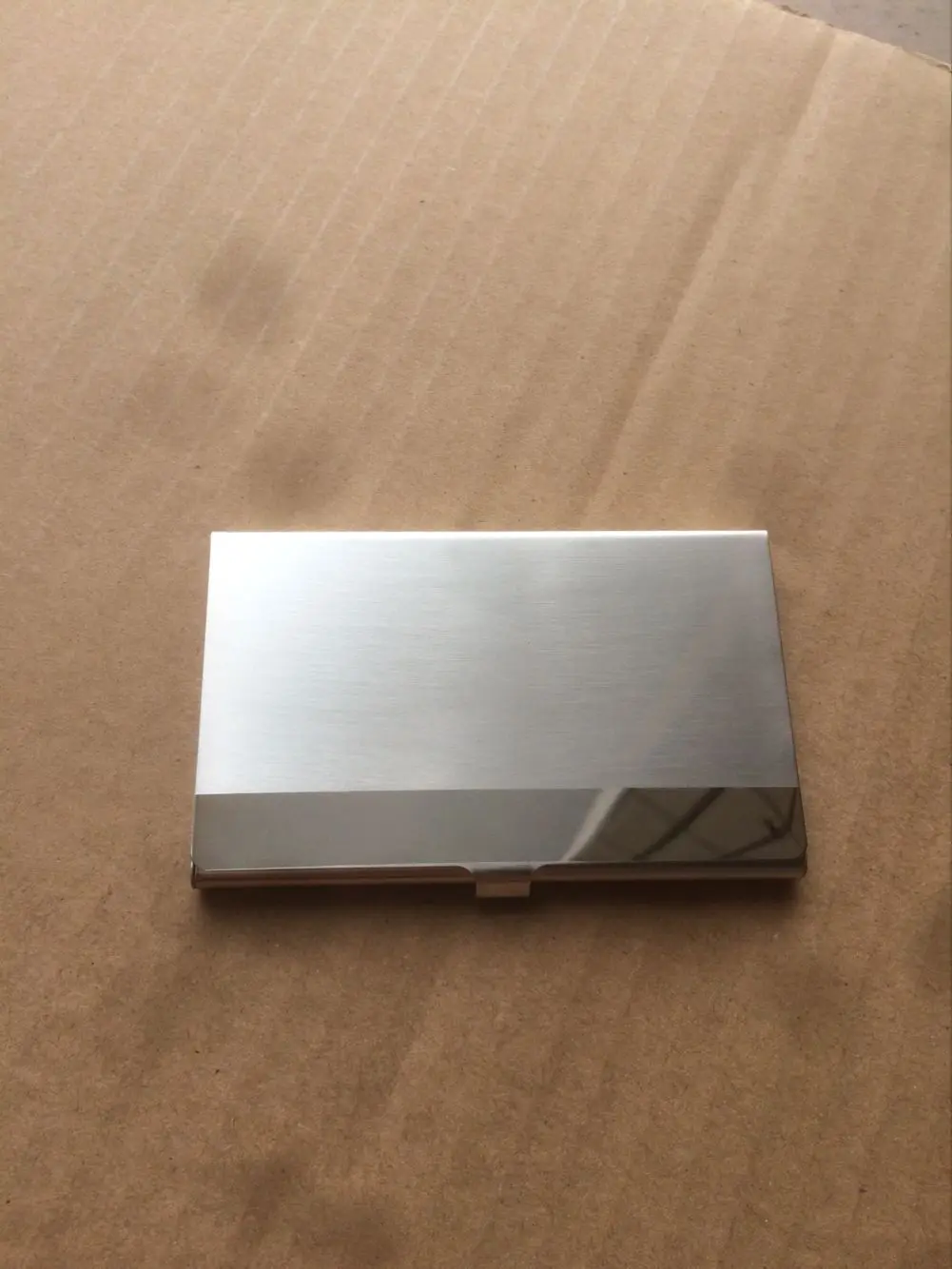 Stainless Steel Square Business Card Holders - Fashion & Function