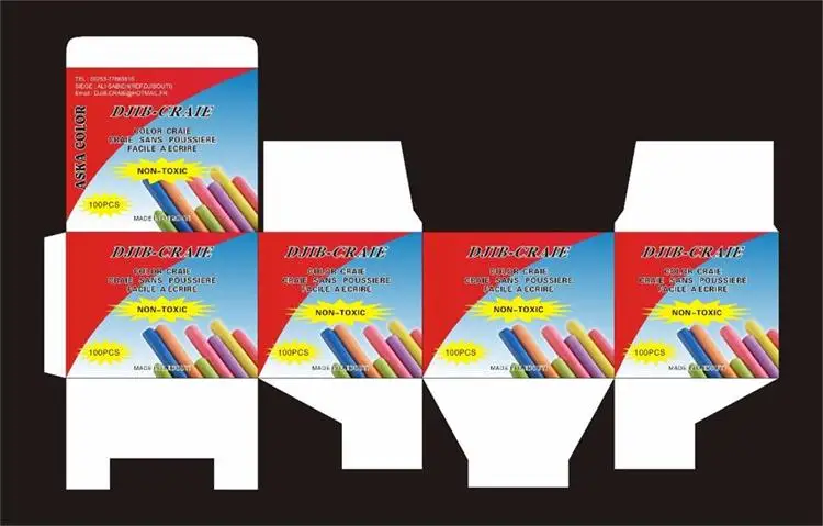 White Chalk Boxes And Color Chalk Boxes/chalk Holder - Buy Chalk Box ...