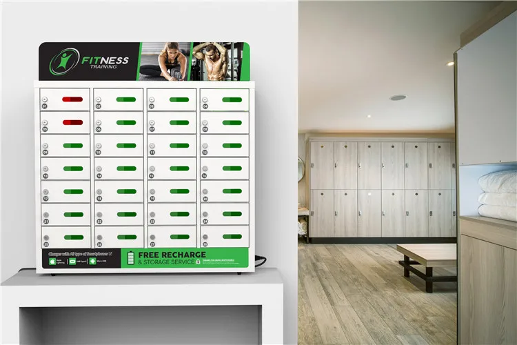 CUBBY 28 BAY Cell Phone Charging Locker with Fast Charging