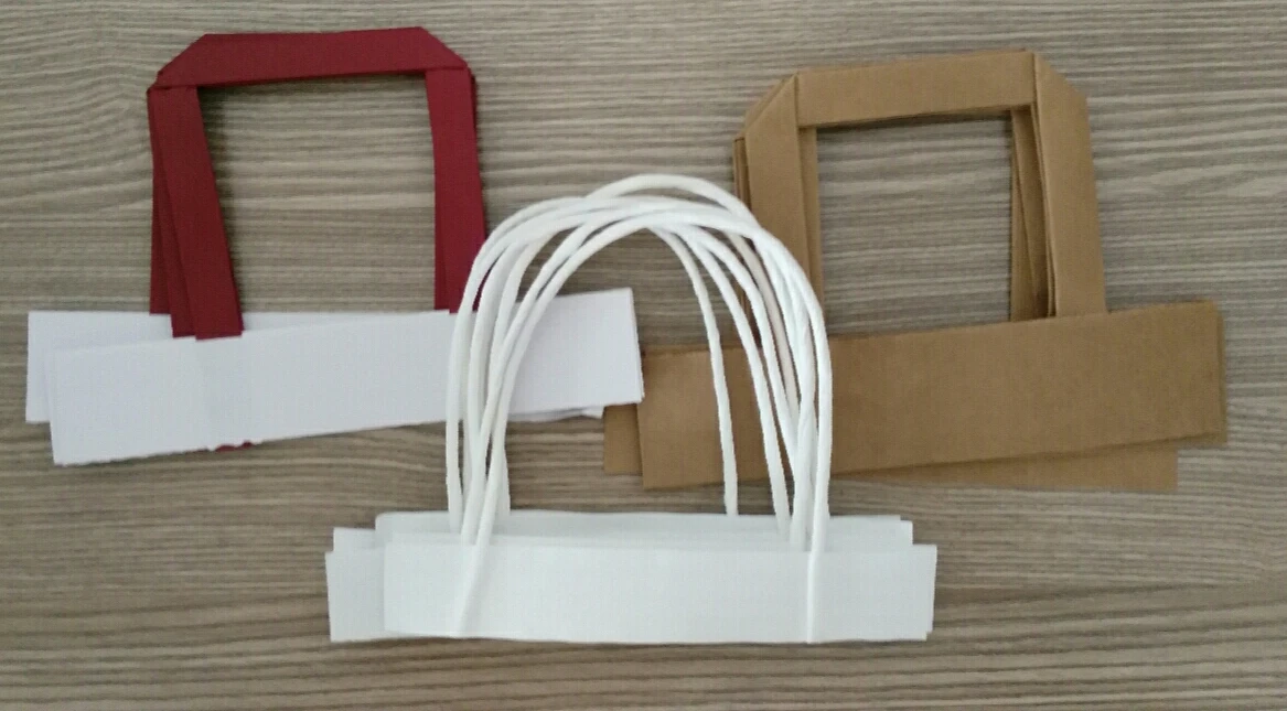 New Fashionable Customized Paper Bag String Handle - Buy Paper Bags ...