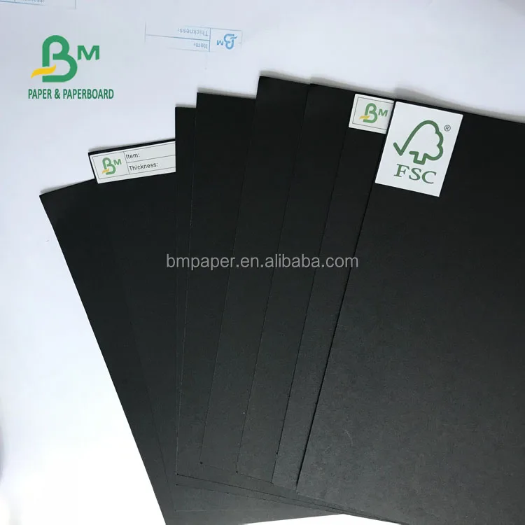 Folding Premium Quality 1mm Laminated Black Cardboard Sheets 700*1000mm ...