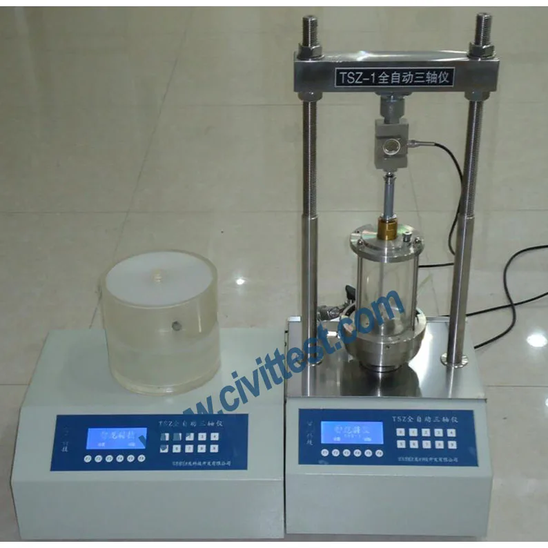 Automatic Triaxial Testing Machine - Max Pore Test Apparatus
