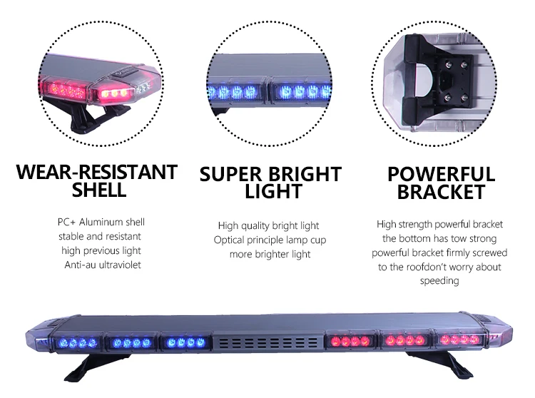 Custom Emergency Light Bar Led Police Light Bar - Buy 12v Led Police ...