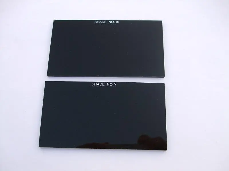 Welding Helmet Shade Chart - DIN 9, Shade 10, CE EN 169