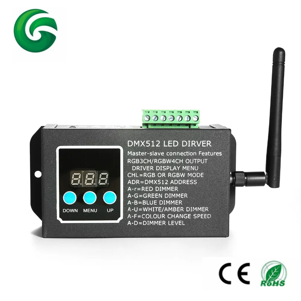 Luxgreen 400m Remote Dmx/wireless DMX Controller RGB/RGBW 3CH 4CH