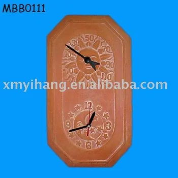 Terracotta Outdoor Clock Thermometer - Buy Outdoor Clock Thermometer ...