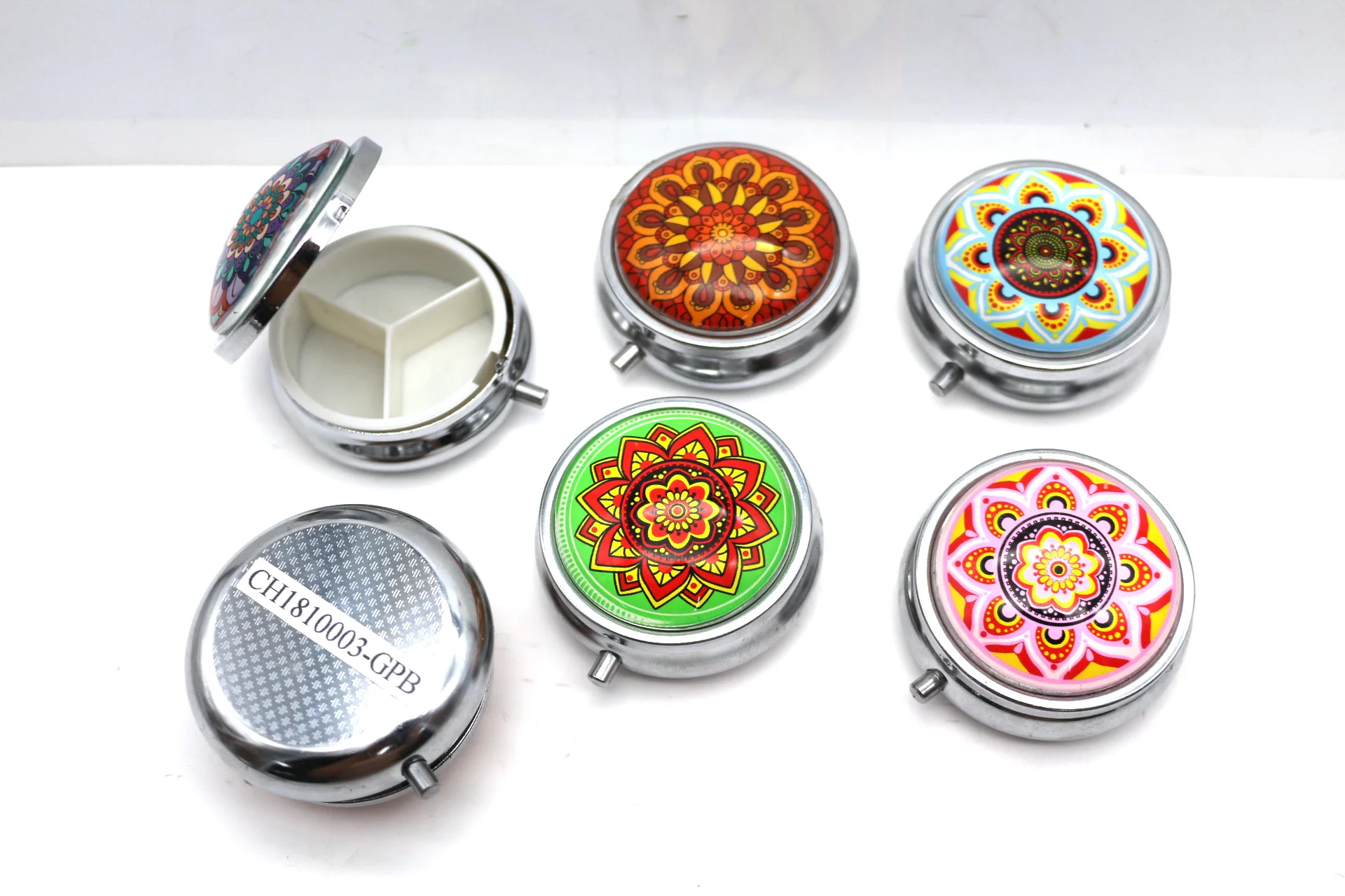 Custom Metal 3 Times Pill Organizer Box - Buy Pill Box,Metal Pill Box ...