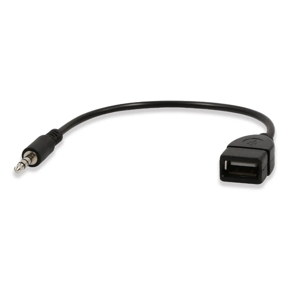 New 3.5mm Audio Aux Jack To Usb 2.0 Type A Female Otg Converter Adapter ...