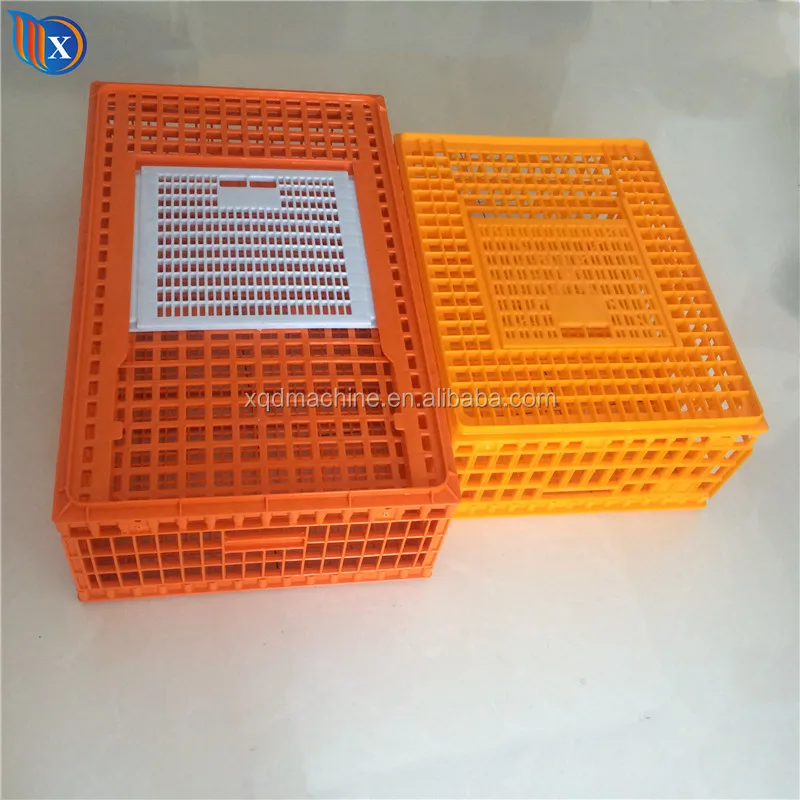 Manufacturer supply plastic poultry chicken cage for transport high quality breeding products