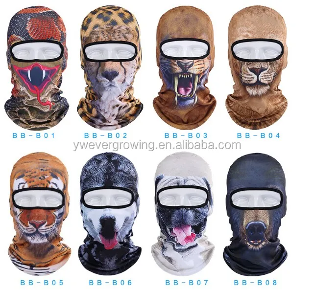 Sexy Mask Neck Warmer Hood Balaclava Outdoor Sports Custom Animal ...