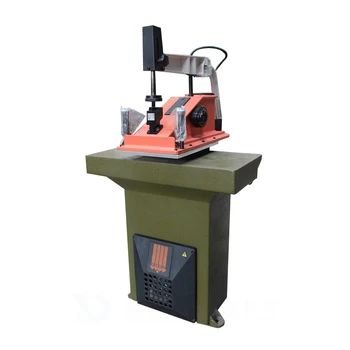 Used Atom Mf20c Leather Clicker 20ton Hydraulic Swing Arm Cutting Press ...