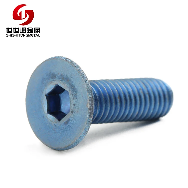 Din 7991 Countersunk Flat Head M3 M4 M5 M6 M8 Hex Socket Anodized ...
